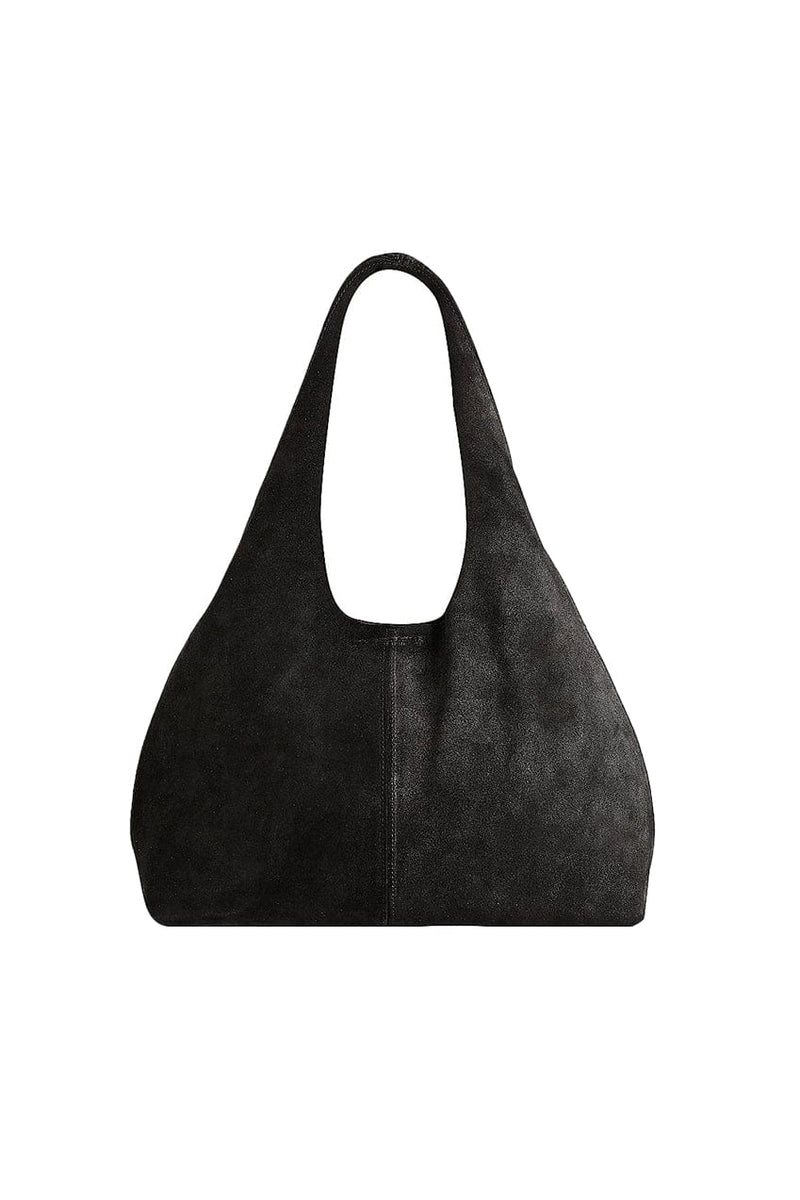 The Clover Slouch Mini | Black Suede - The Bali Tailor